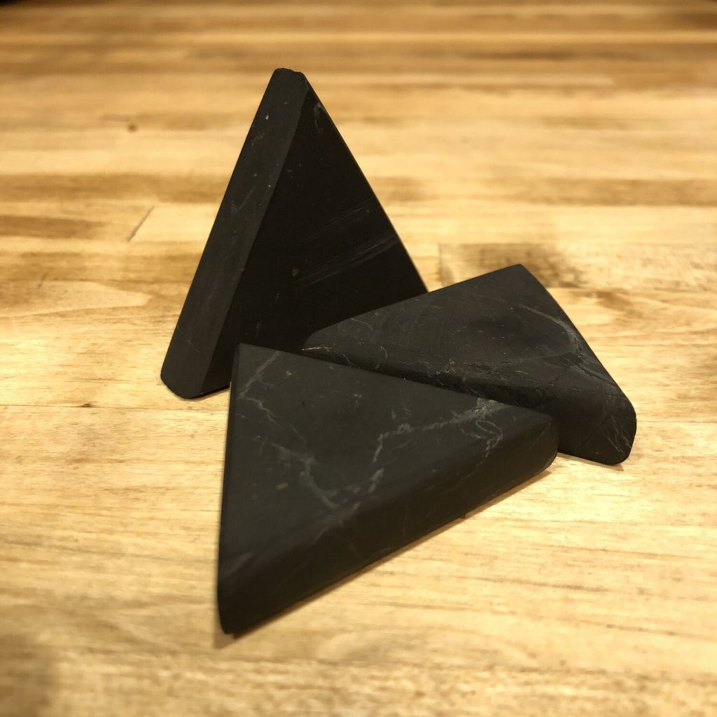 Shungite Water Triangle - THE WATERBAR by Thought in Motion